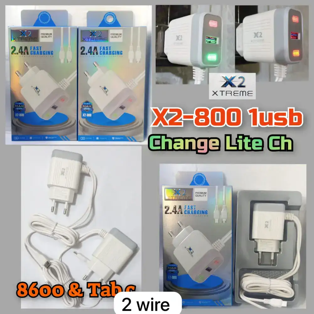 V8 + Type C (Light Change) Charger » City Mobile Communication