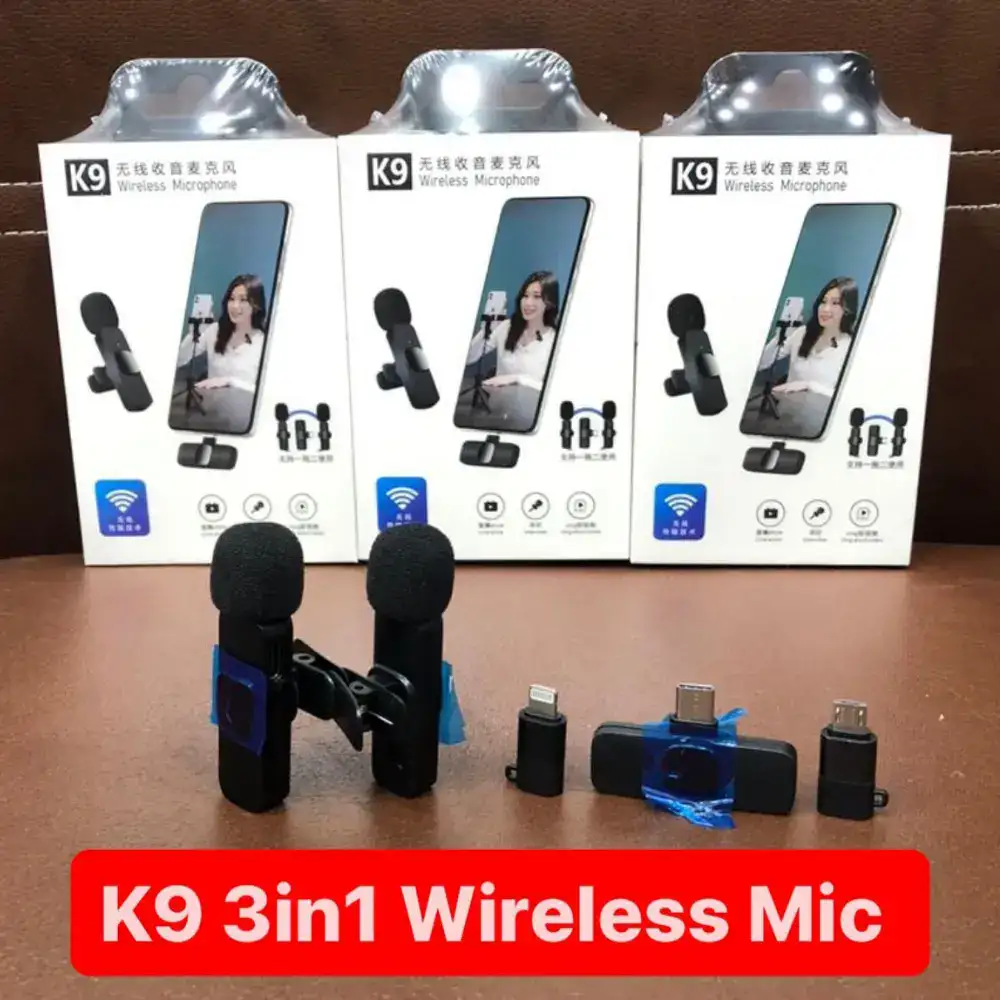 K9 3in1 Wireless Mic » City Mobile Communication